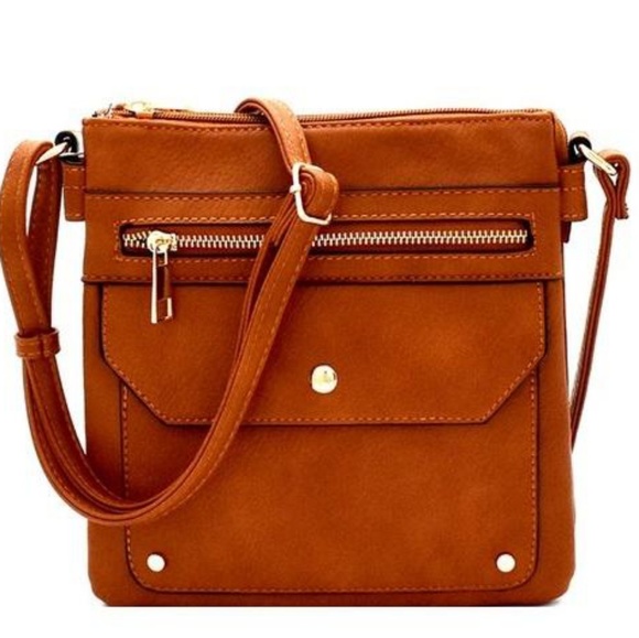 Bags | New Brown Crossbody Handbag | Poshmark